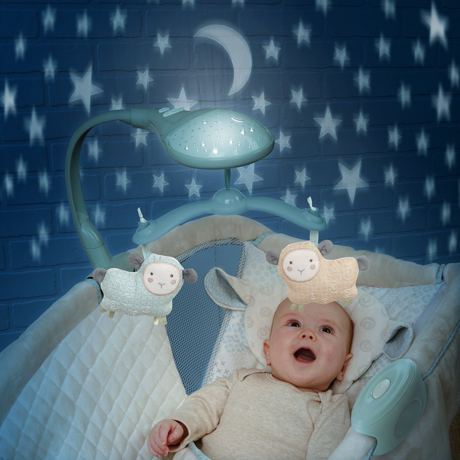 Ingenuity Moonlight Rocking Sleeper Review - Living Chic Mom