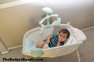 Ingenuity Moonlight Rocking Sleeper Review - Living Chic Mom